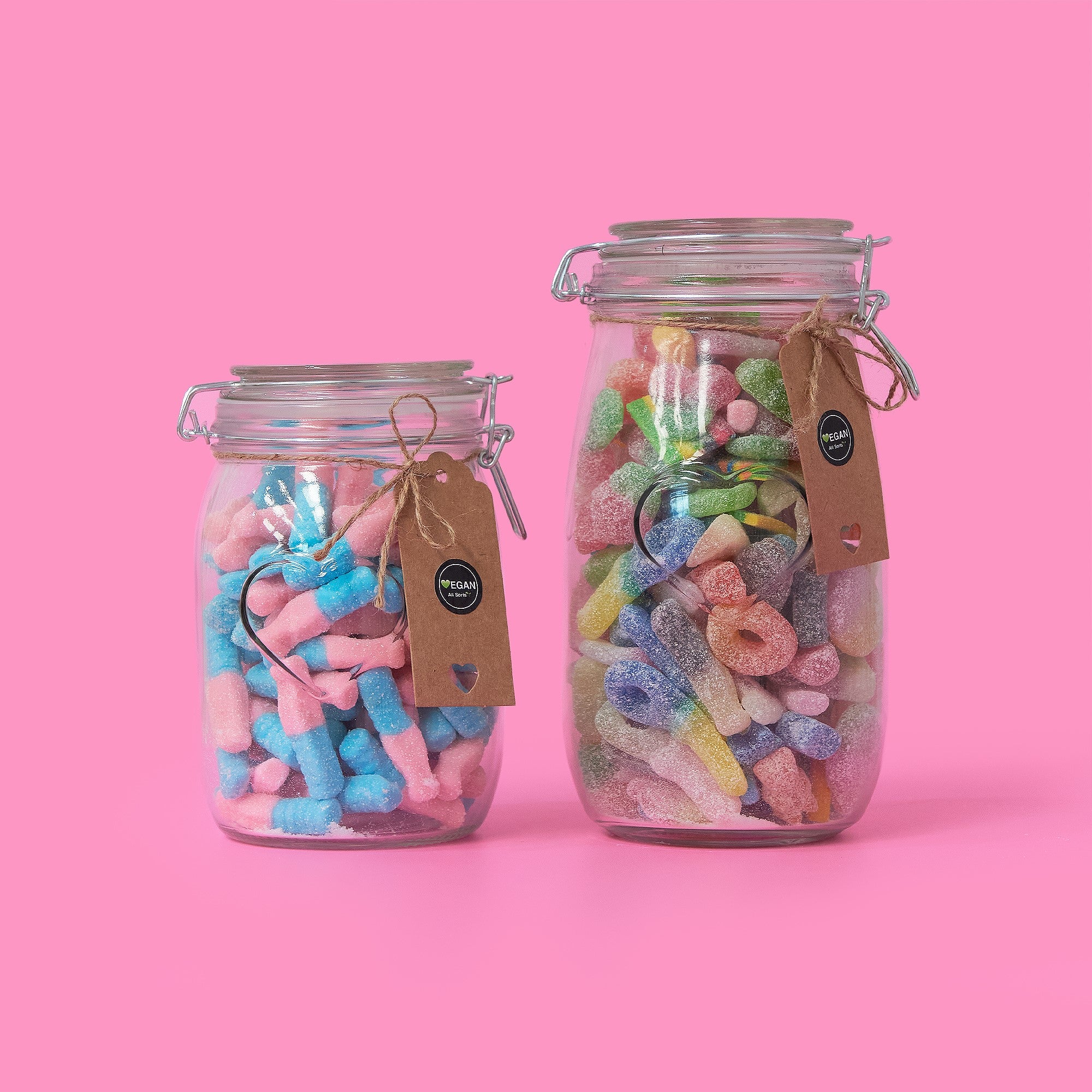 Retro Sweet Jars – Vegan All Sorts